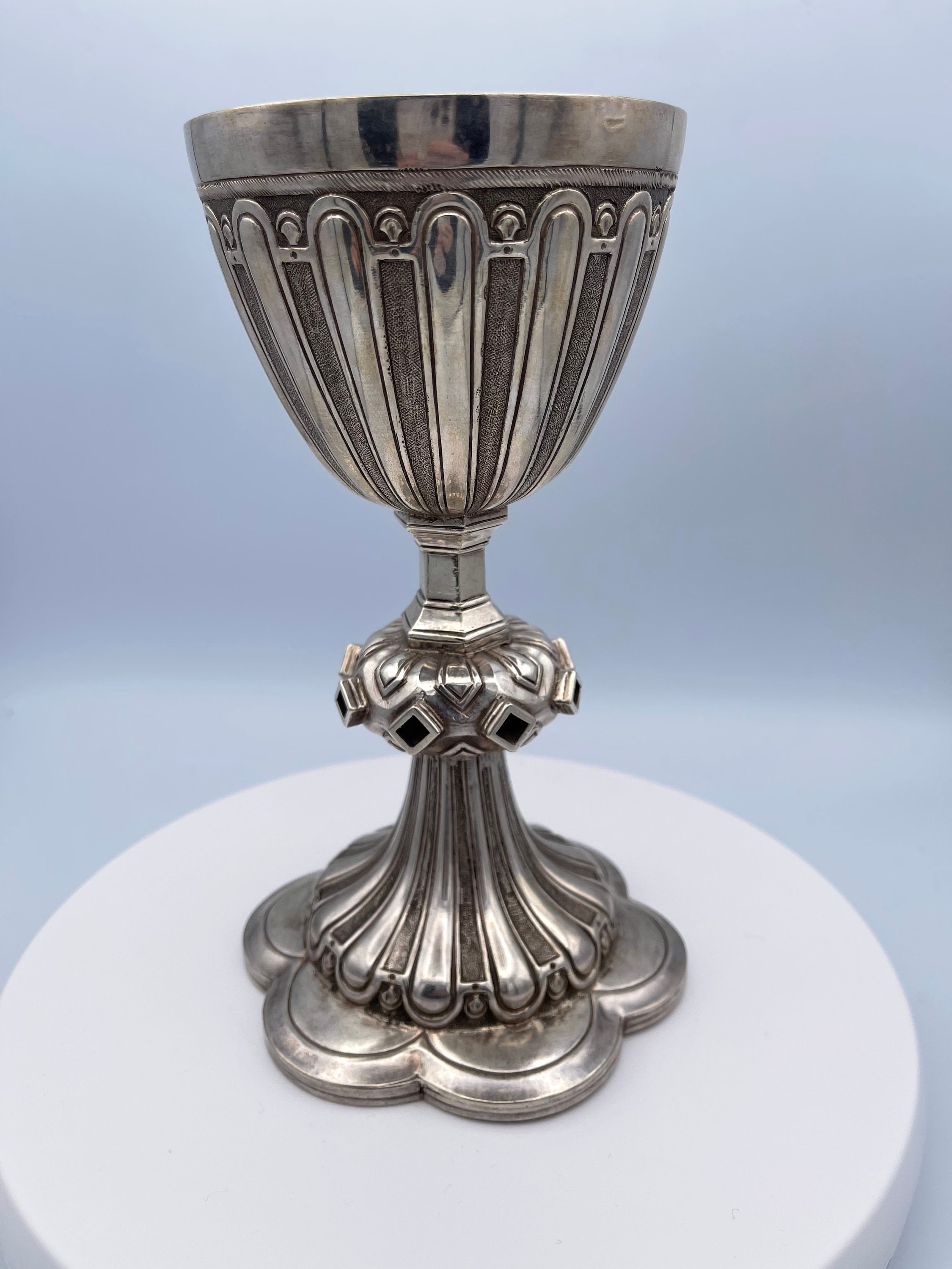 Silver Antique Church Chalice - Etsy
