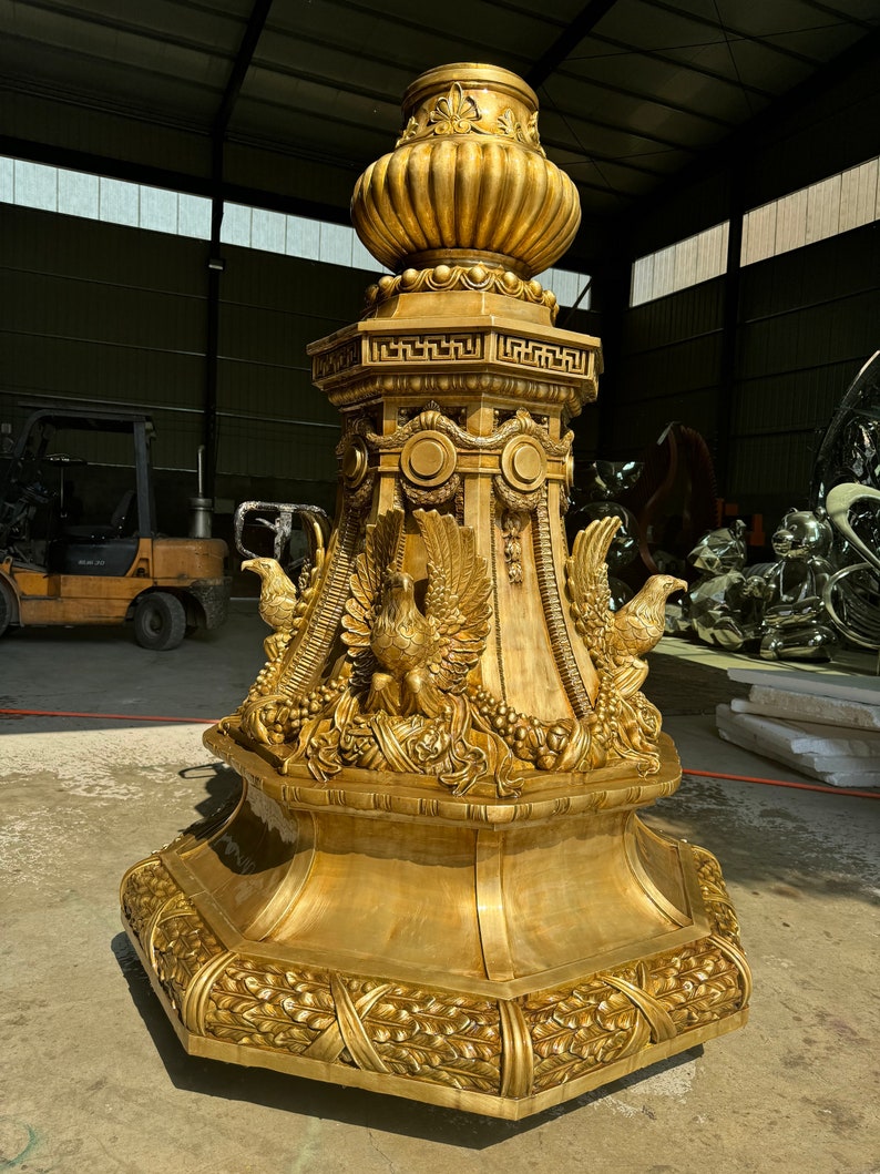 Incredible Custom Bronze Flagpole Base - Etsy