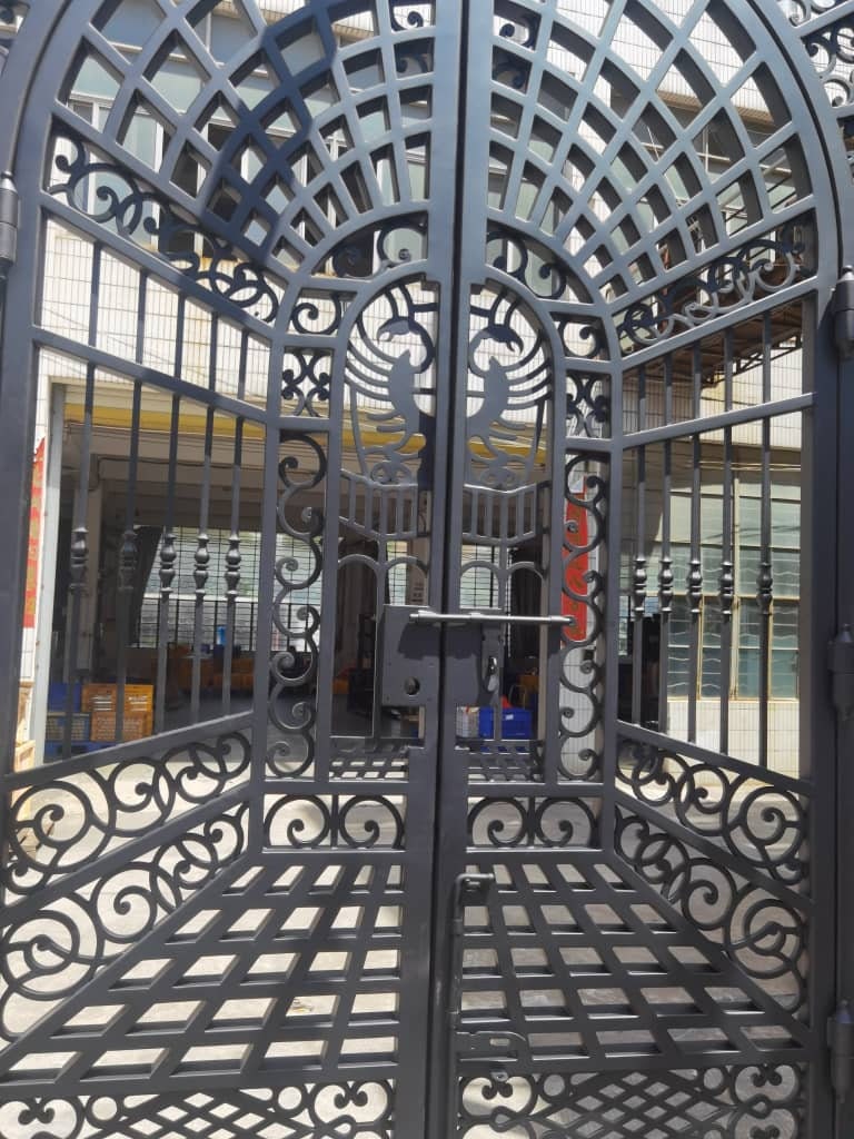 Wrought Iron Illusion Gate - Etsy