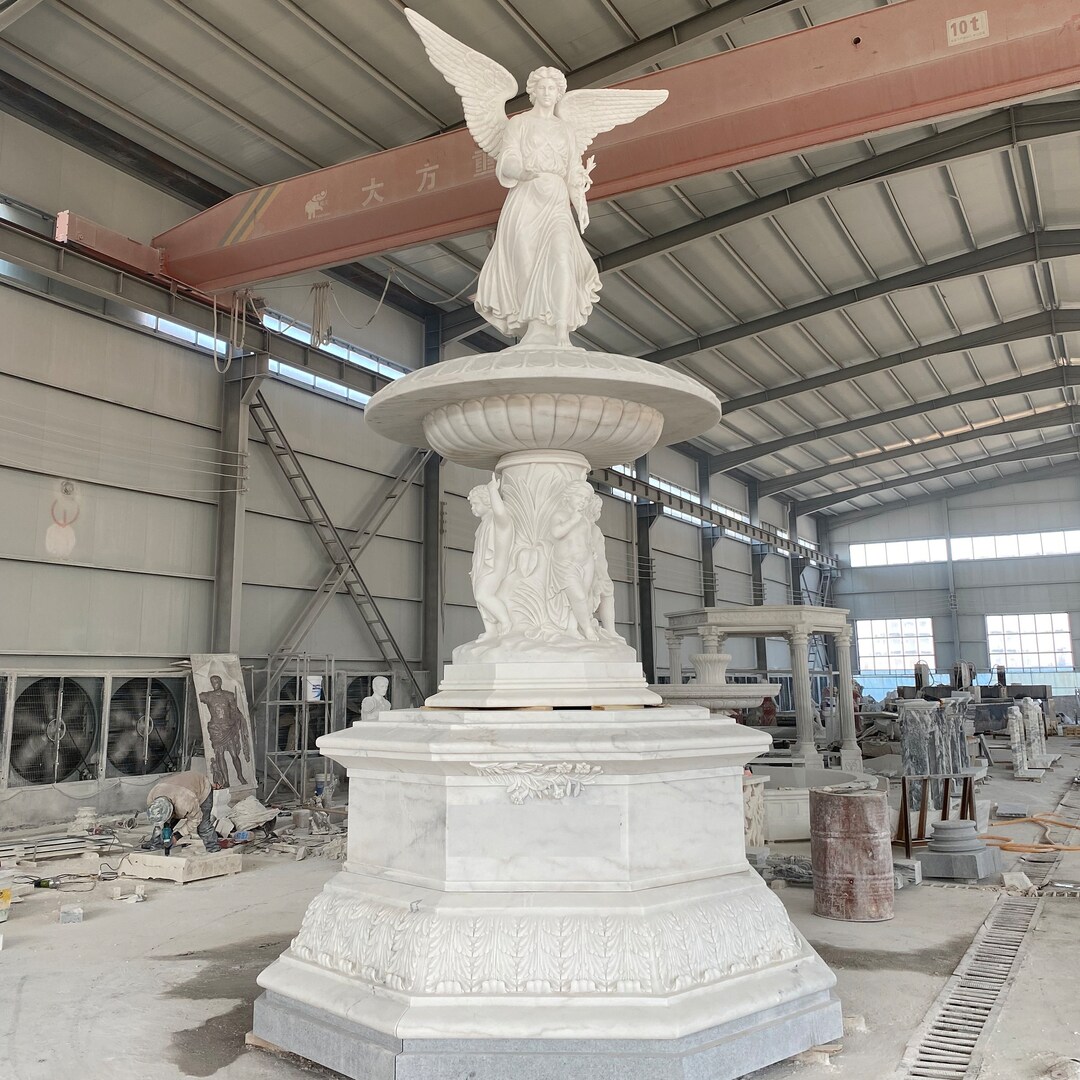Monumental Marble Angel Monument - Etsy