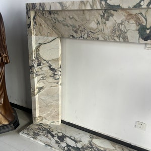 Beautiful Bespoke Calacatta Vagli Oro Marble Fireplace Mantel - Etsy
