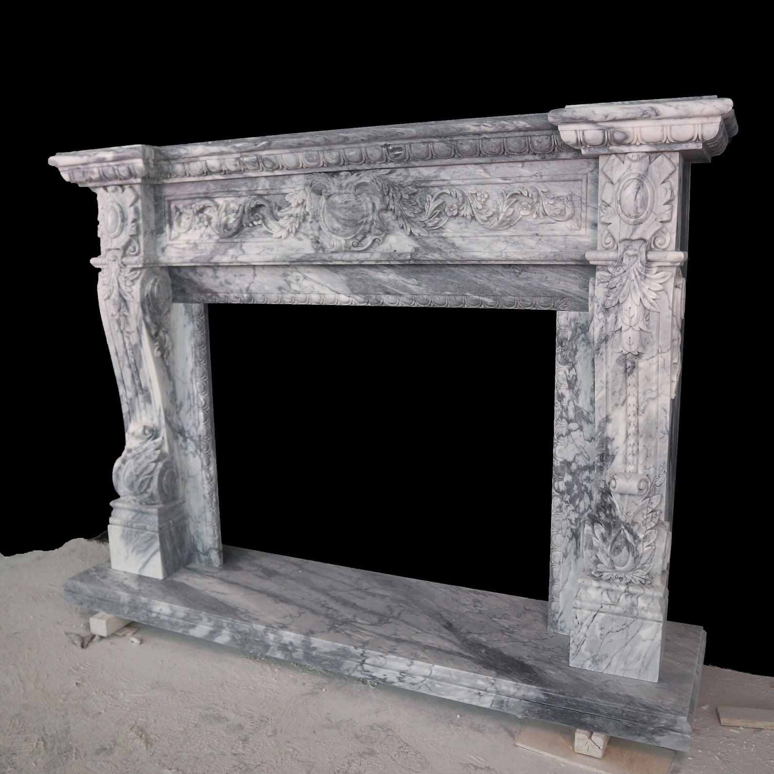 European Design Marble Estate Fireplace Mantel - T1-79-1 - Etsy