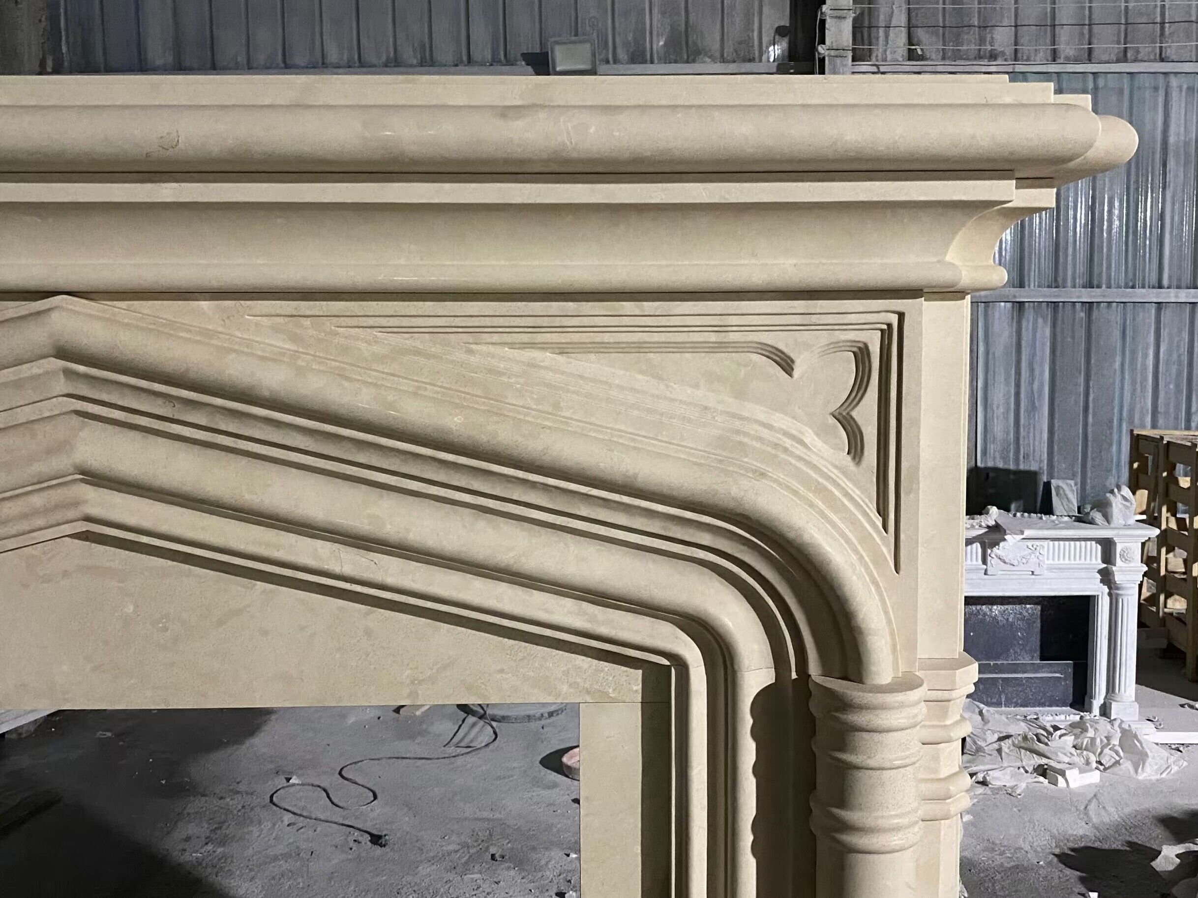 Monumental Carved Gothic Estate Fireplace Mantel - Etsy