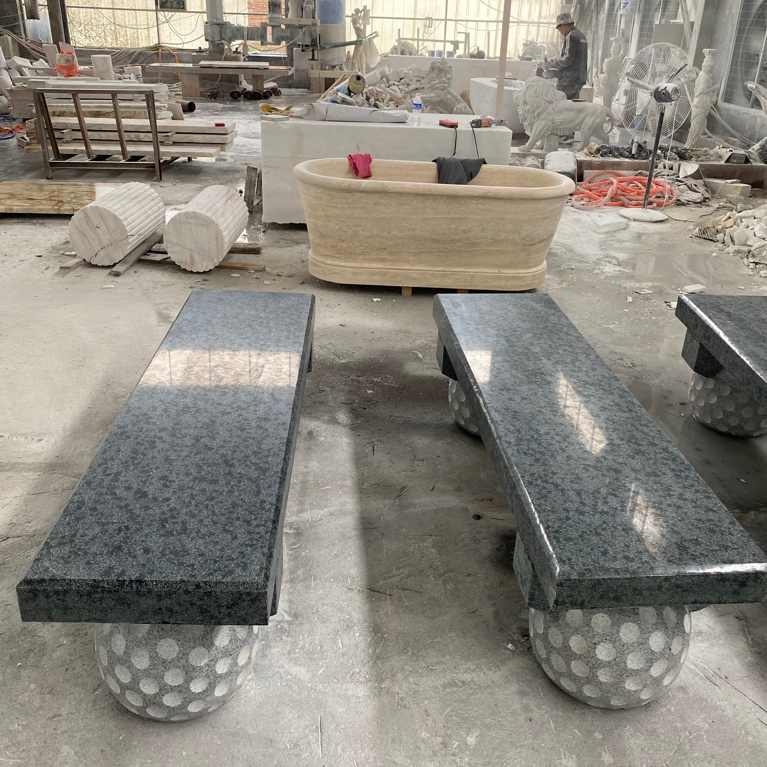 Granite Outdoor Golfers Golf Bench - TF478G - Etsy