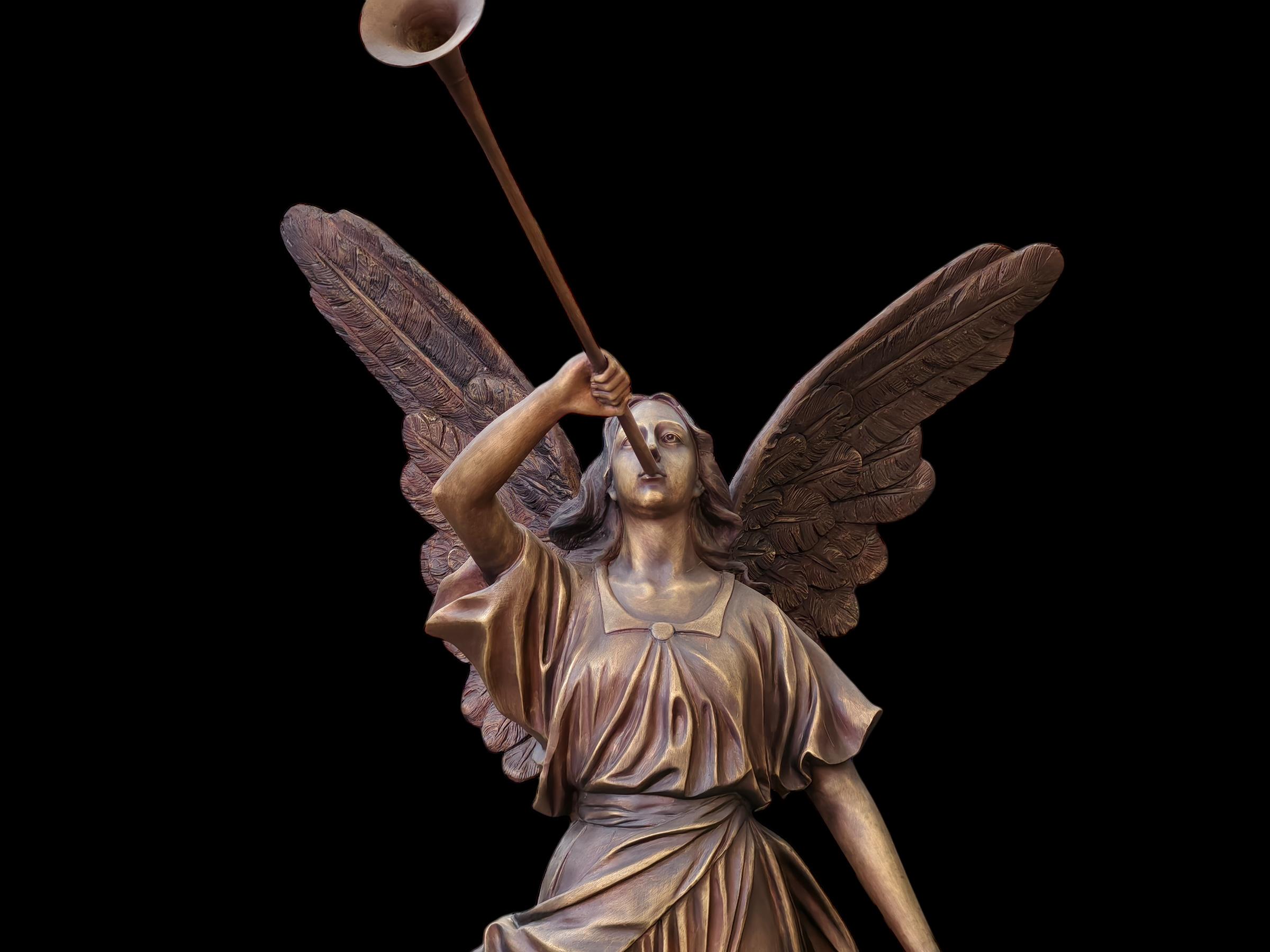 Bronze Religious Angel Church Statue - TF901 - Etsy