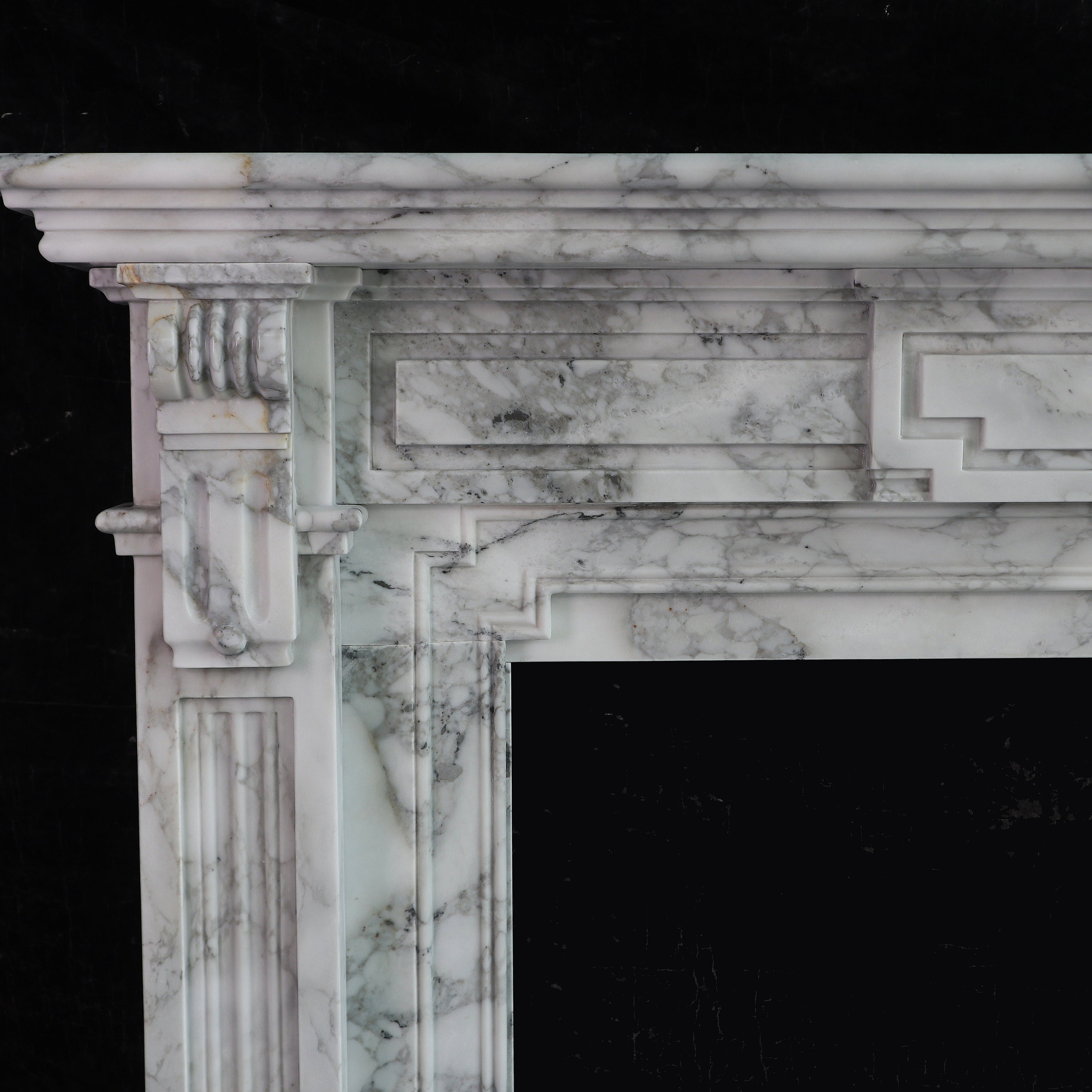 Victorian Style Italian Marble Fireplace Mantel - Etsy