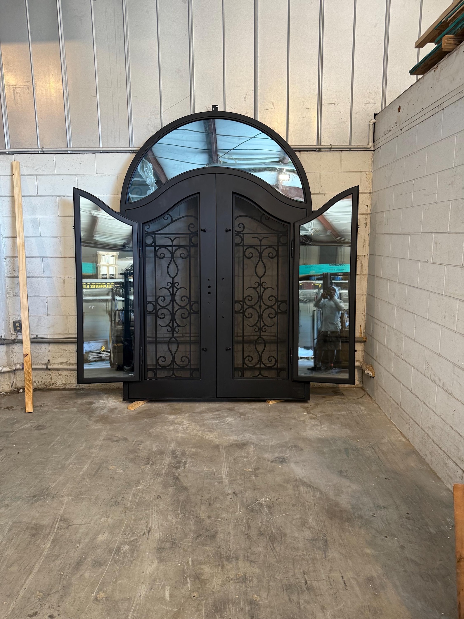 Victorian Style Wrought Iron Thermopane Entry Door - - Etsy