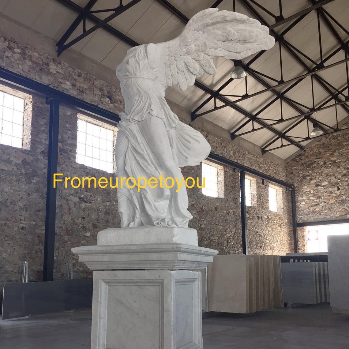 Samothrace Winged Victory Marble Statue - Etsy