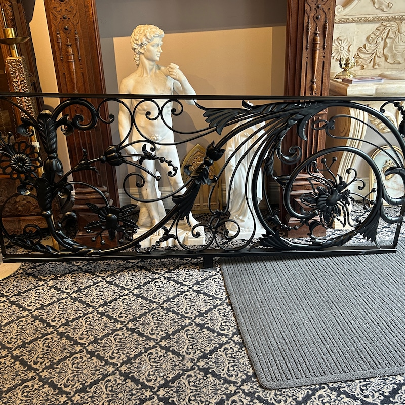 Wrought Iron Fence Panels - Etsy