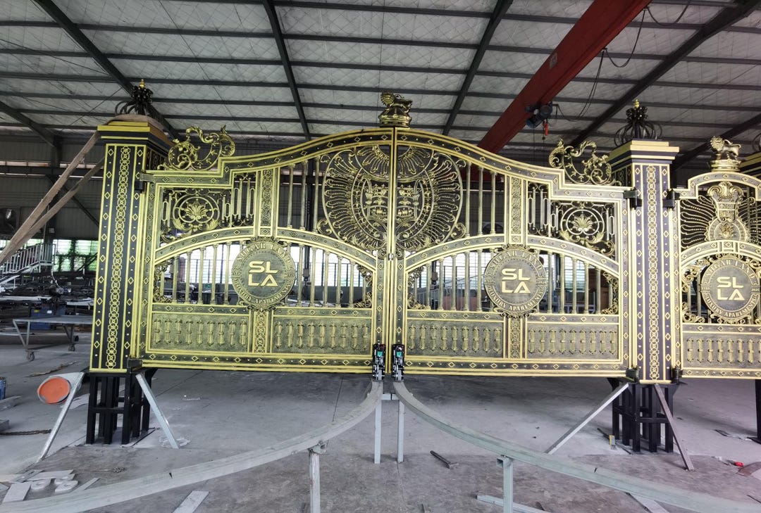 Monumental Cast Aluminum Palace Driveway Gates - VC35 - Etsy