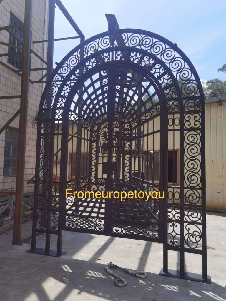 Wrought Iron Illusion Gate - Etsy