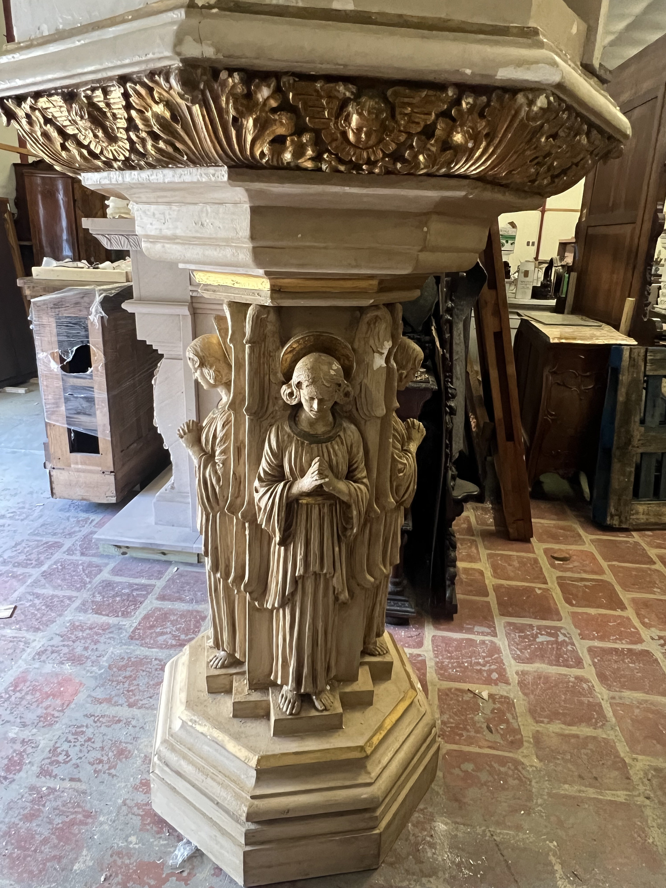 Antique Cherub Gothic Religious Church Altar - Etsy