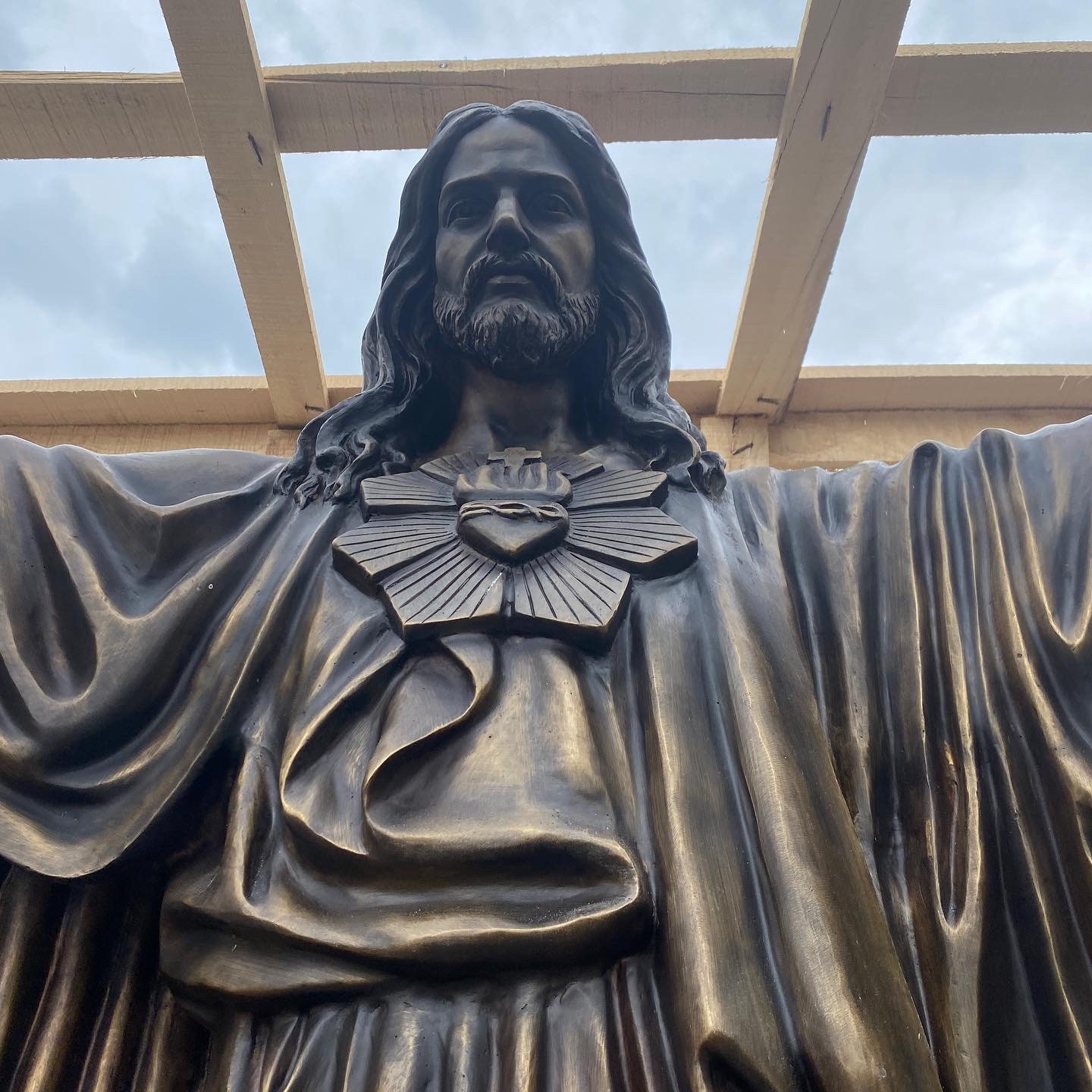 Bronze Open Arm Jesus Statue - BJS21 - Etsy