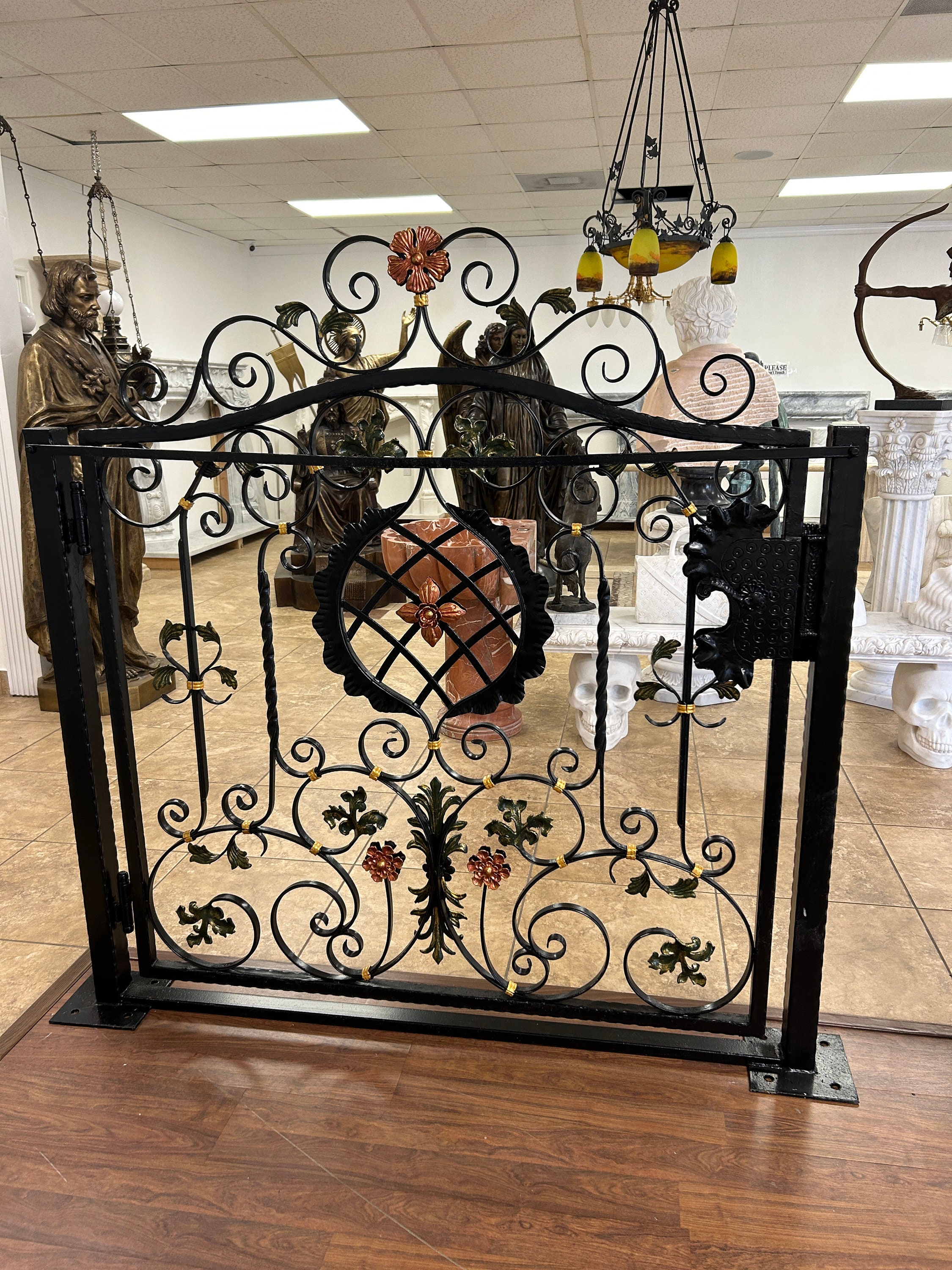 Handmade Wrought Iron Entry Gate -CS541 - Etsy