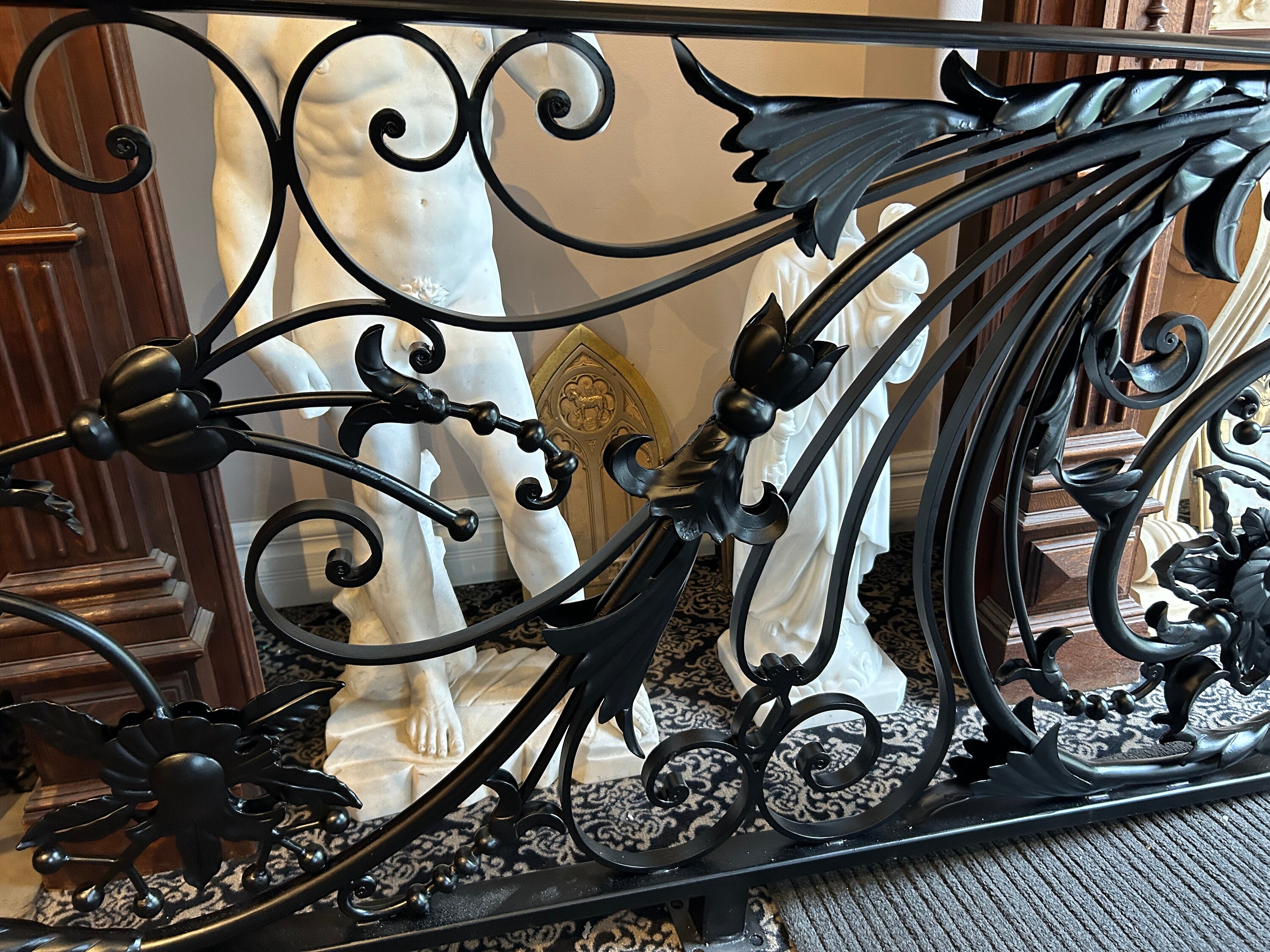 Incredible Wrought Iron Fence Railing Panel - Etsy