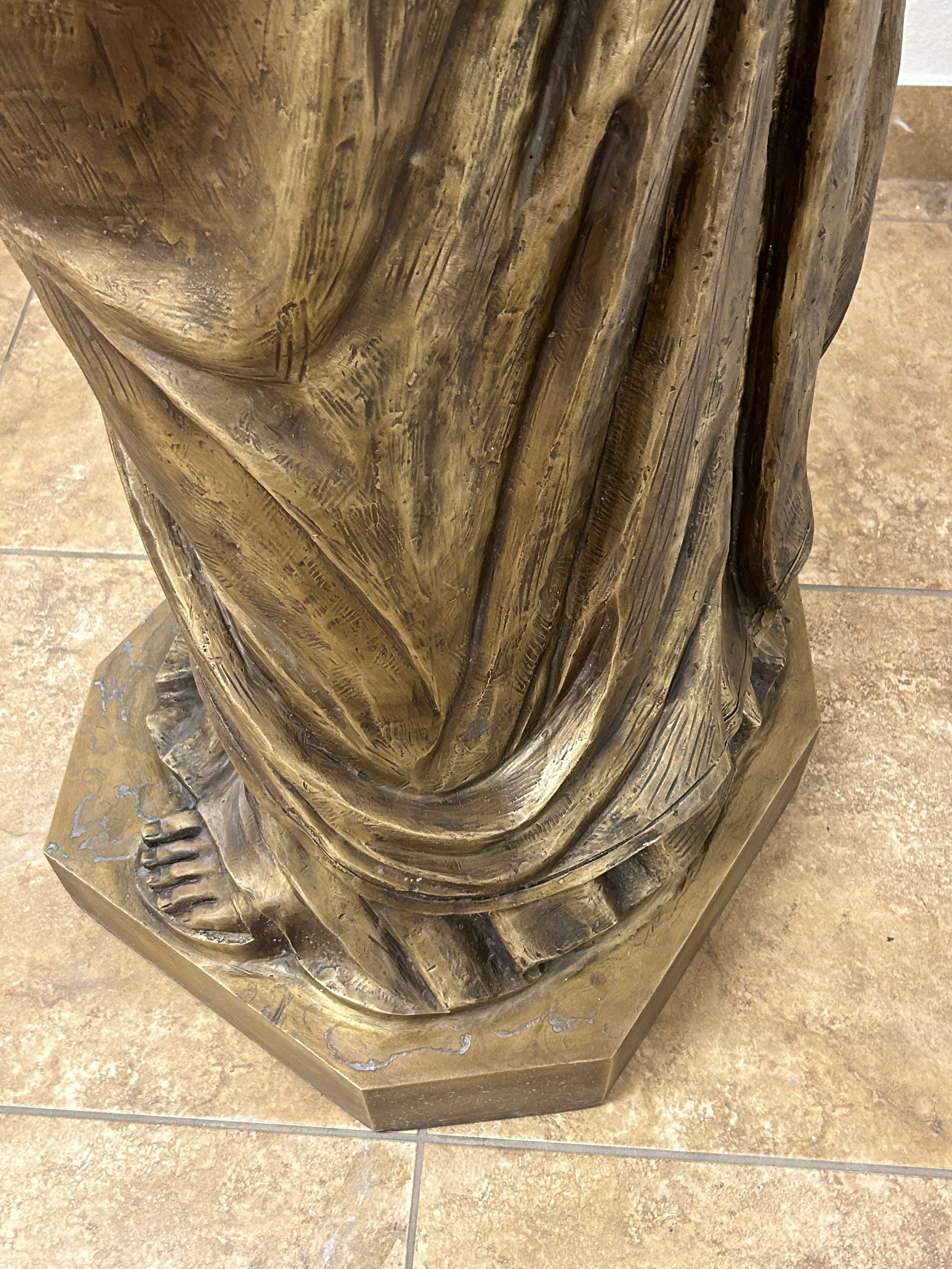 Bronze St. Joseph the Worker Statue - Etsy