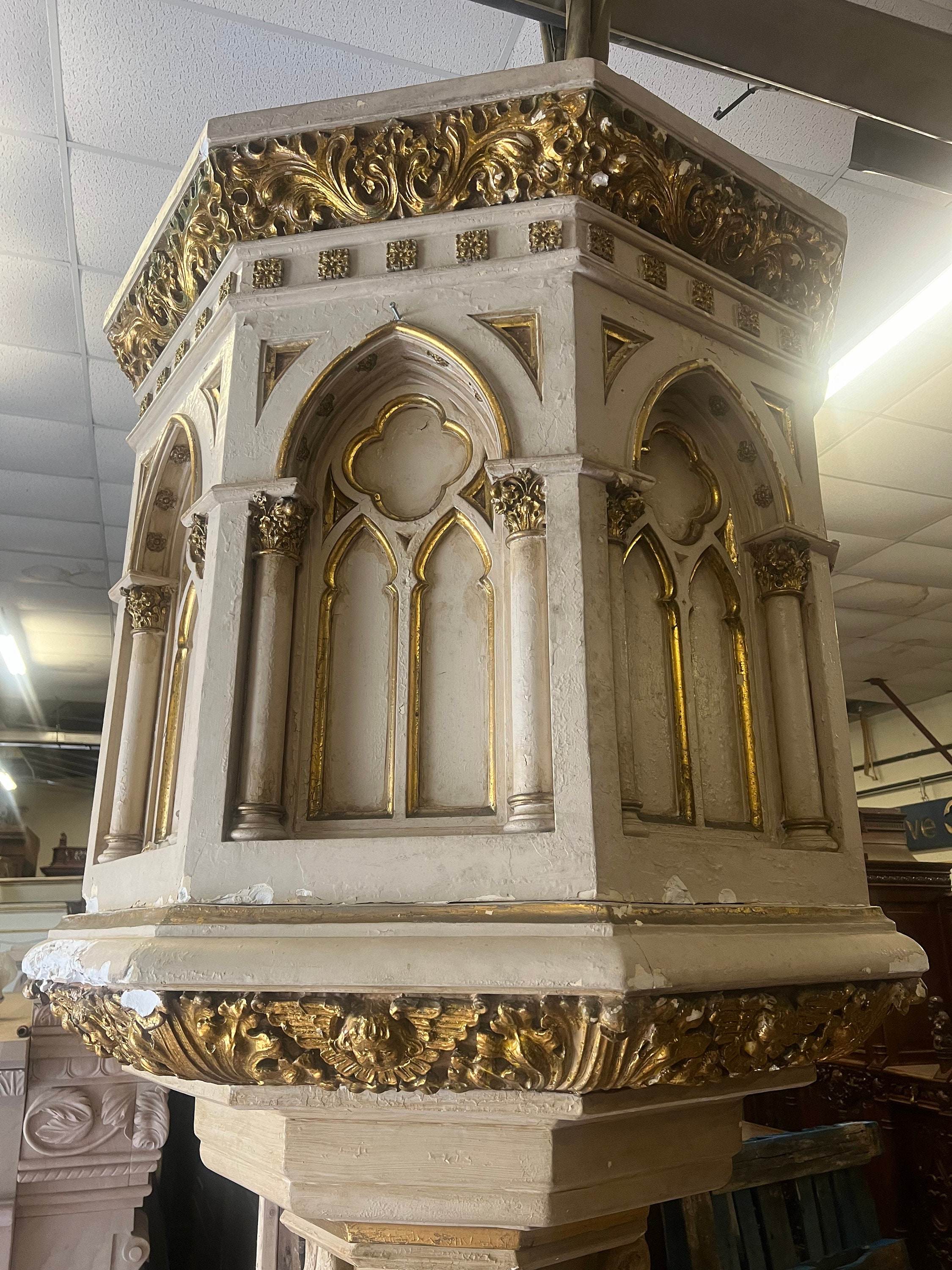 Antique Cherub Gothic Religious Church Altar - Etsy