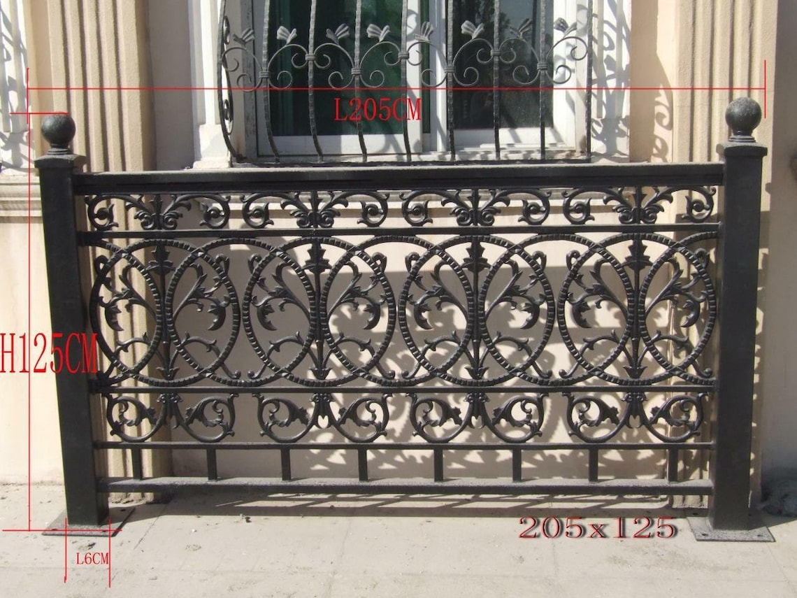 Cast Iron Gothic Fence Panels - Etsy