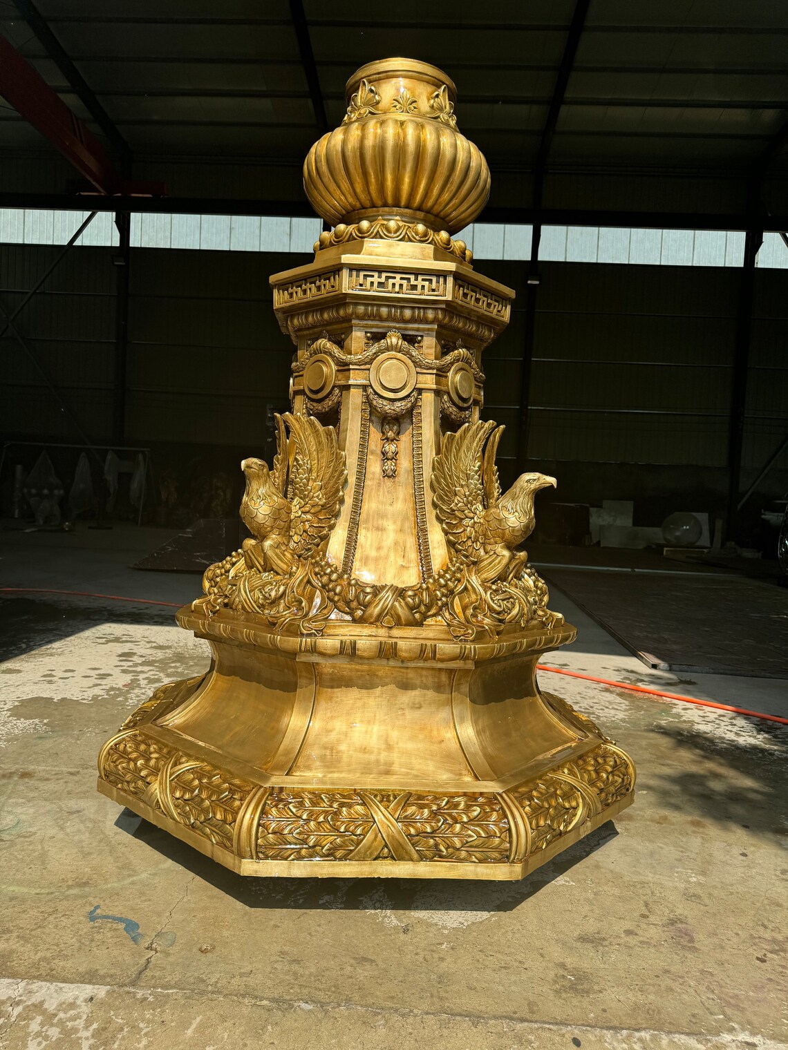 Incredible Custom Bronze Flagpole Base - Etsy