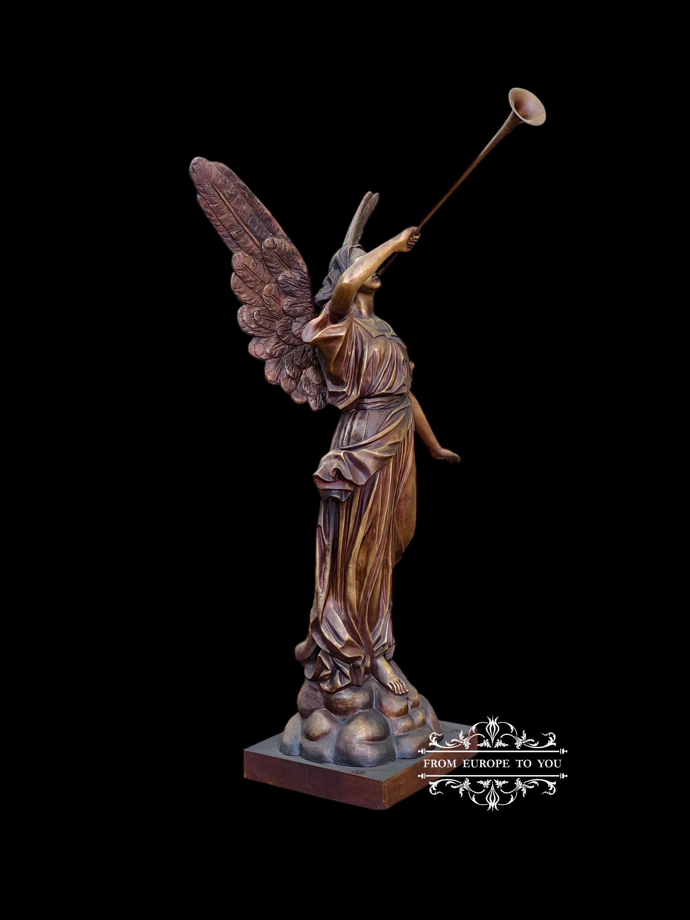 Bronze Religious Angel Church Statue - TF901 - Etsy