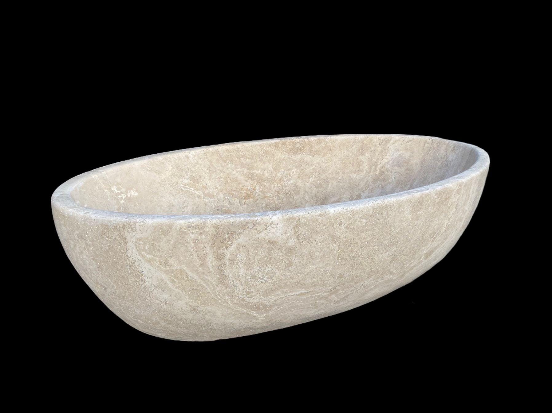 Carved Travertine Designer Stone Bathtub - TF1070 - Etsy