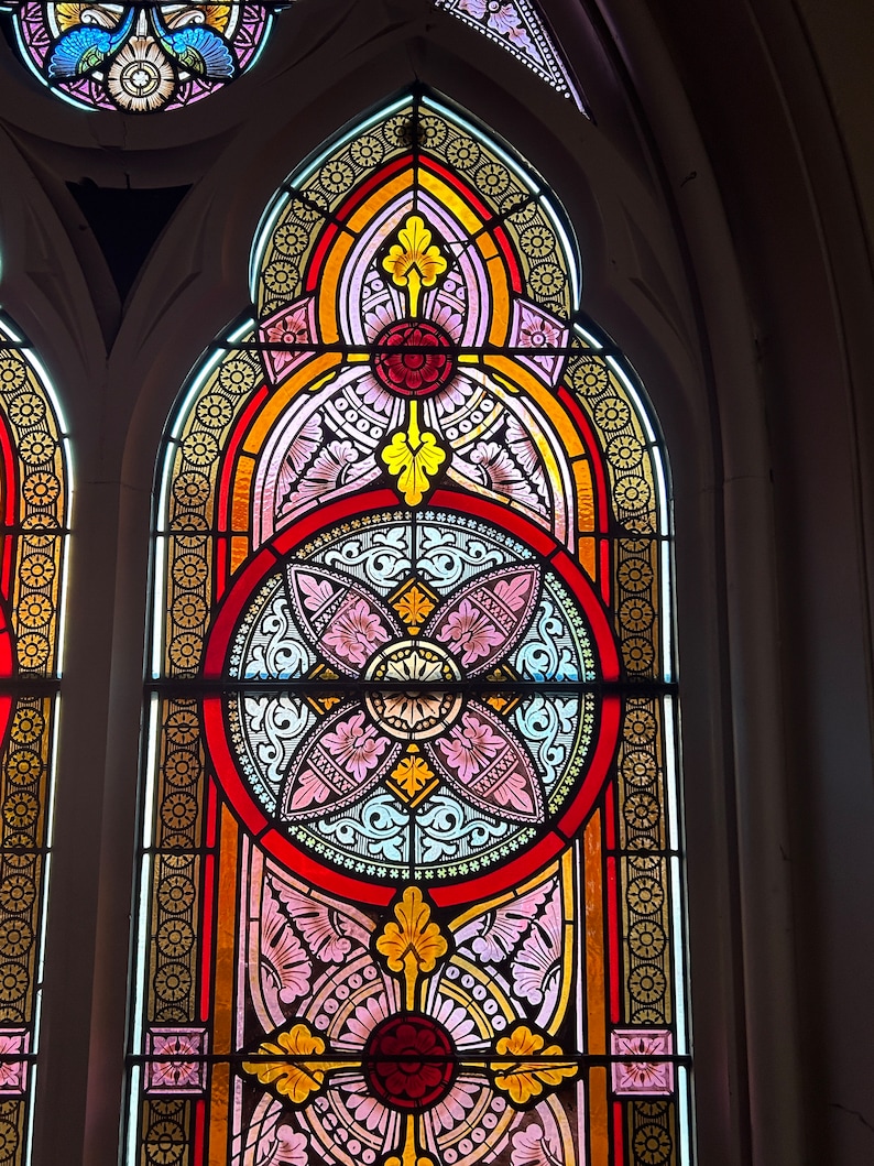 Large Stained Glass Window - Etsy