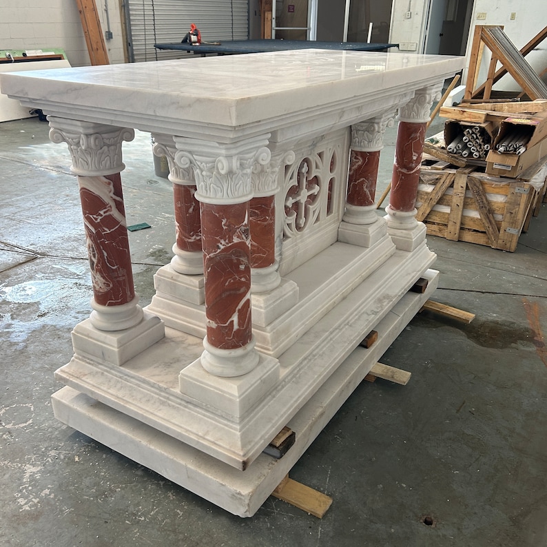 Carved Marble Religious Church Altar - Etsy
