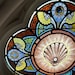 Antique Baptismal Shell Stained Glass Window - Etsy