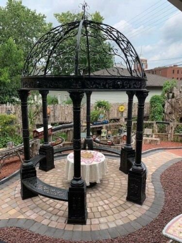 Cast Iron Victorian Style Gazebo - Etsy