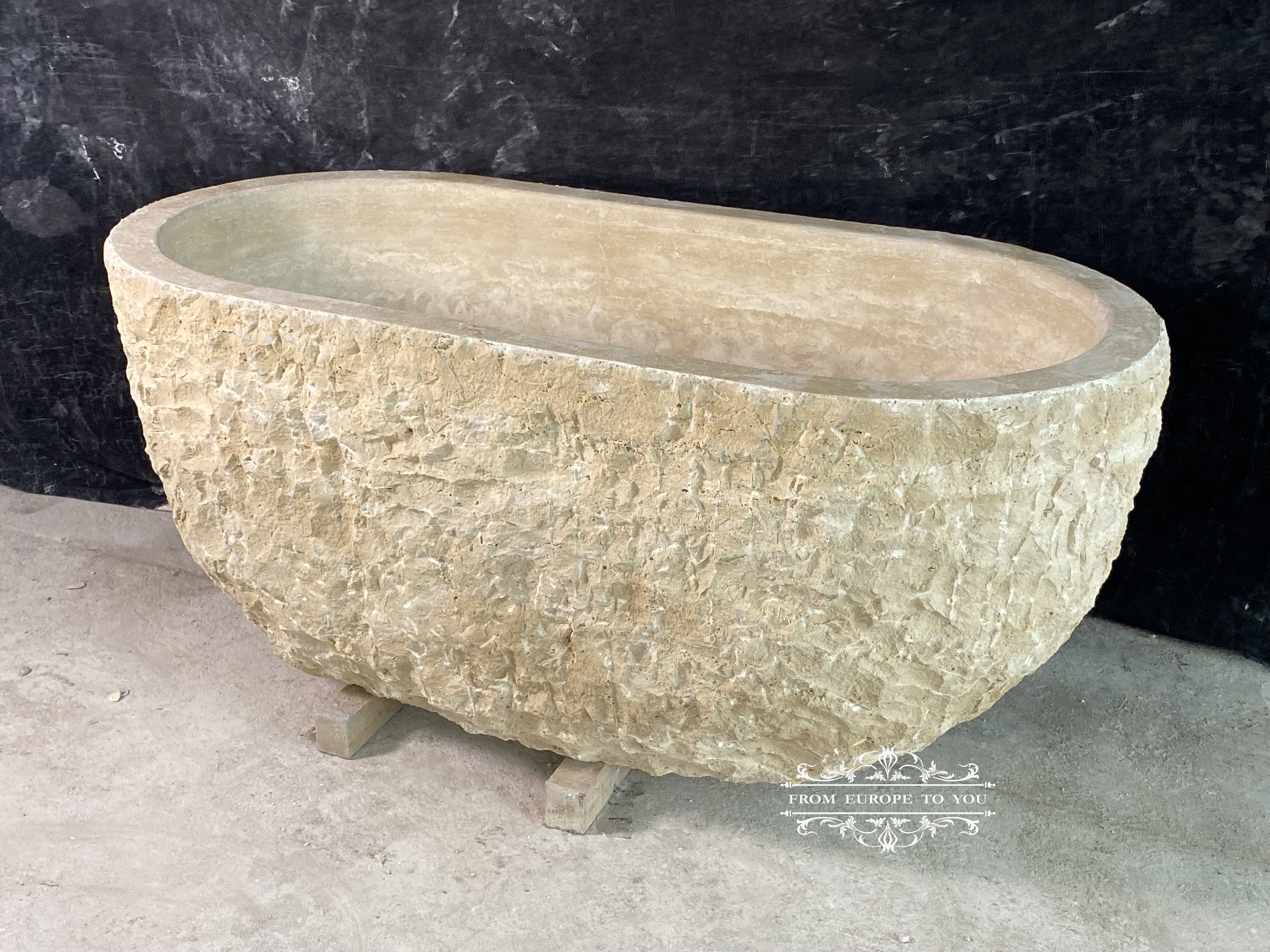 Marble Designer Chip Carved Bathtub - Etsy