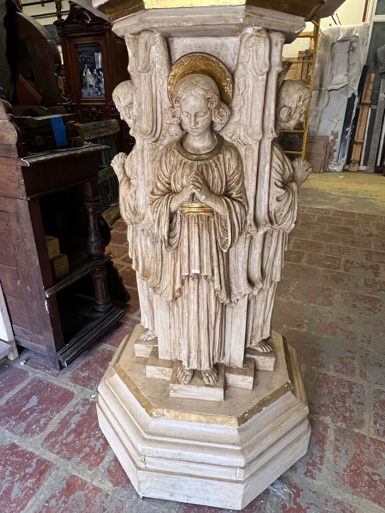 Antique Cherub Gothic Religious Church Altar - Etsy