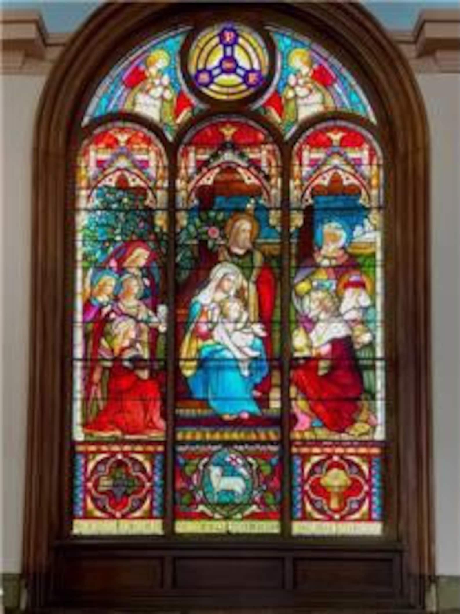 Beautiful Antique Set of J & R Lamb Studios Church Windows #RIC1 - Etsy
