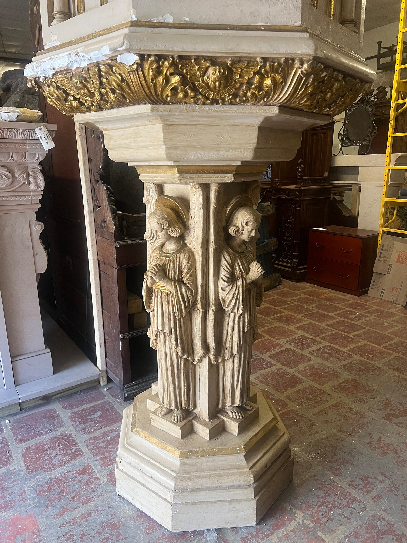 Antique Cherub Gothic Religious Church Altar - Etsy