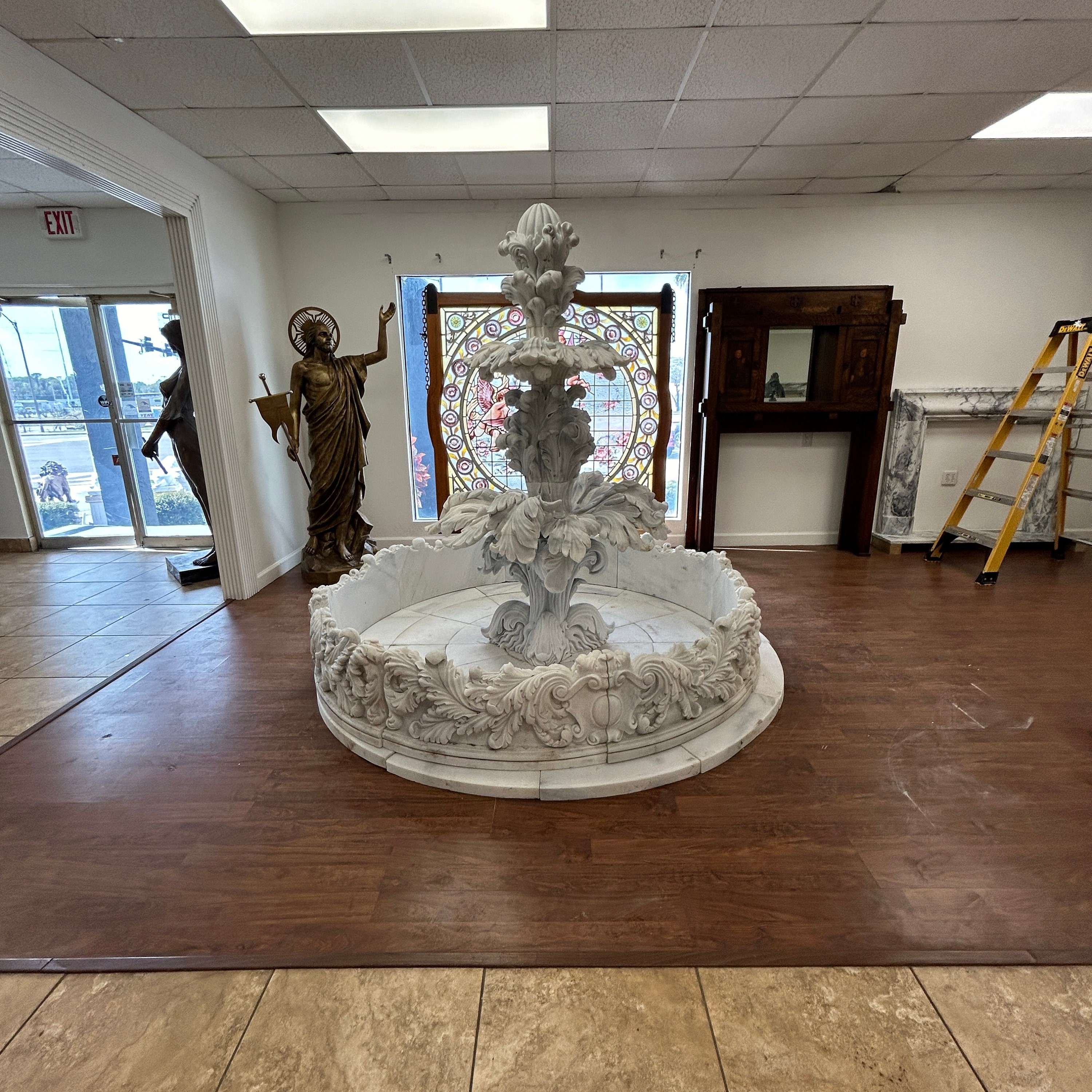 Carved Marble Estate Fountain - Etsy