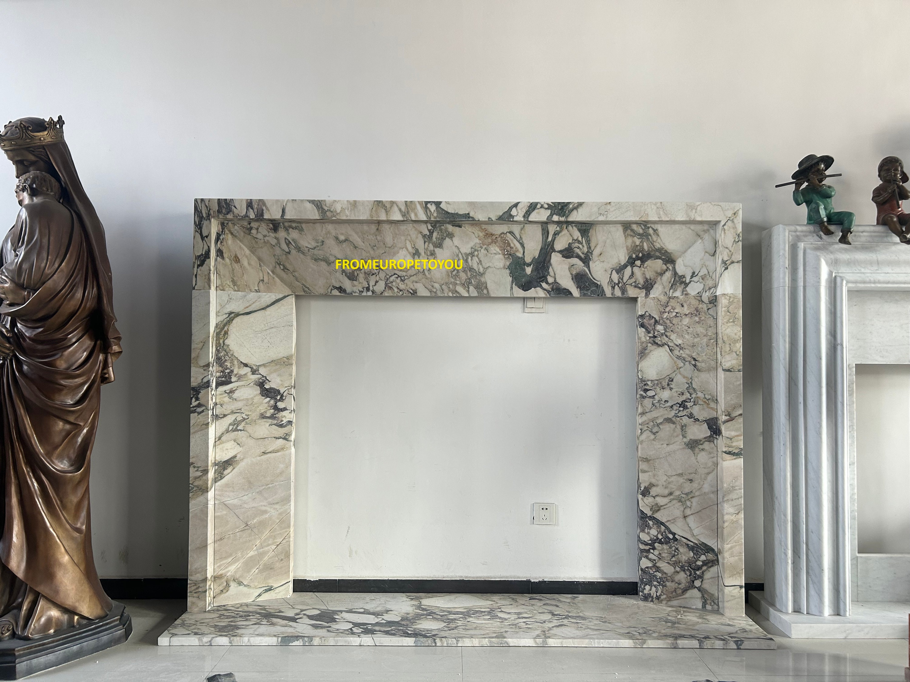 Beautiful Bespoke Calacatta Vagli Oro Marble Fireplace Mantel - Etsy