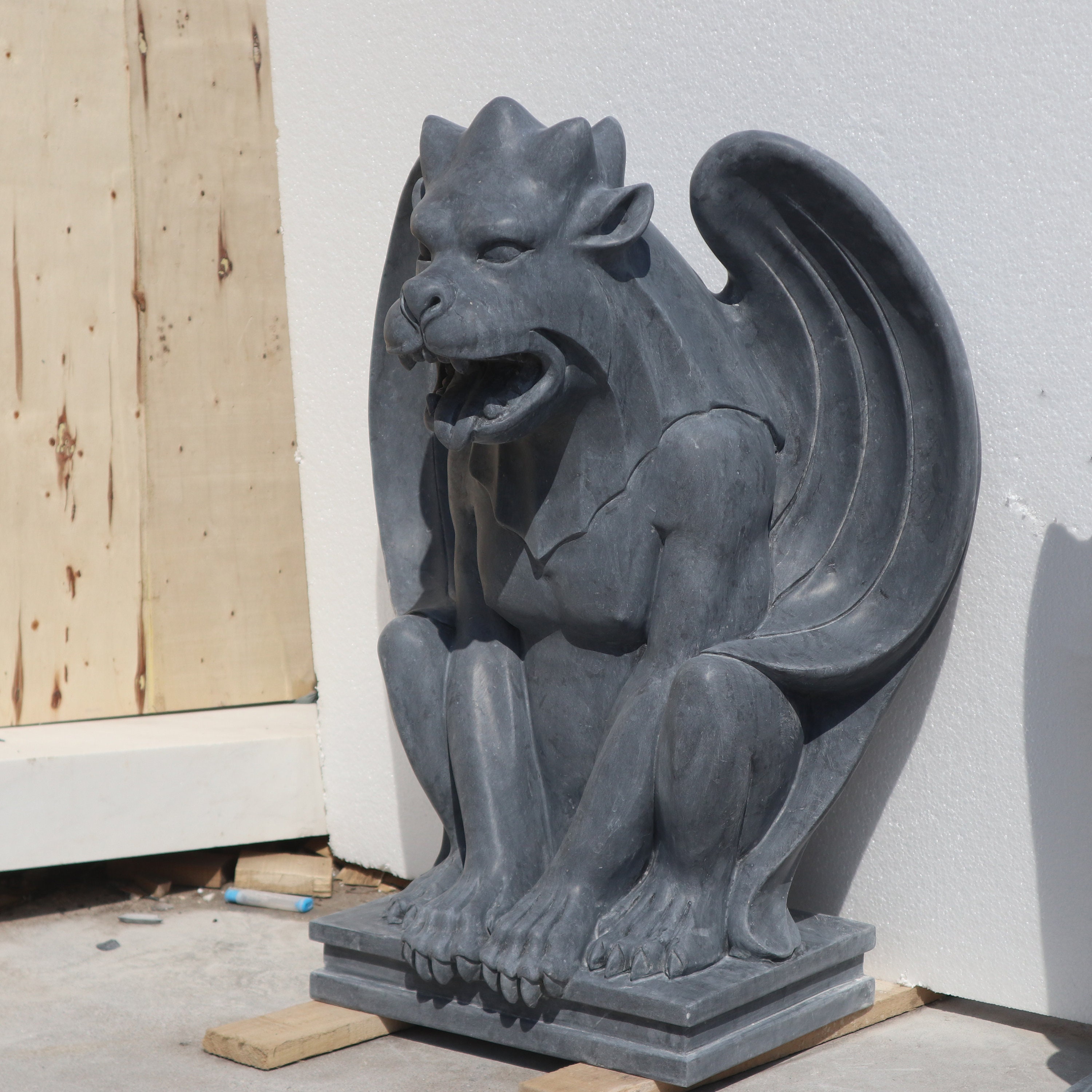 Carved Stone Grotesque Gargoyle Statues - TF435 - Etsy