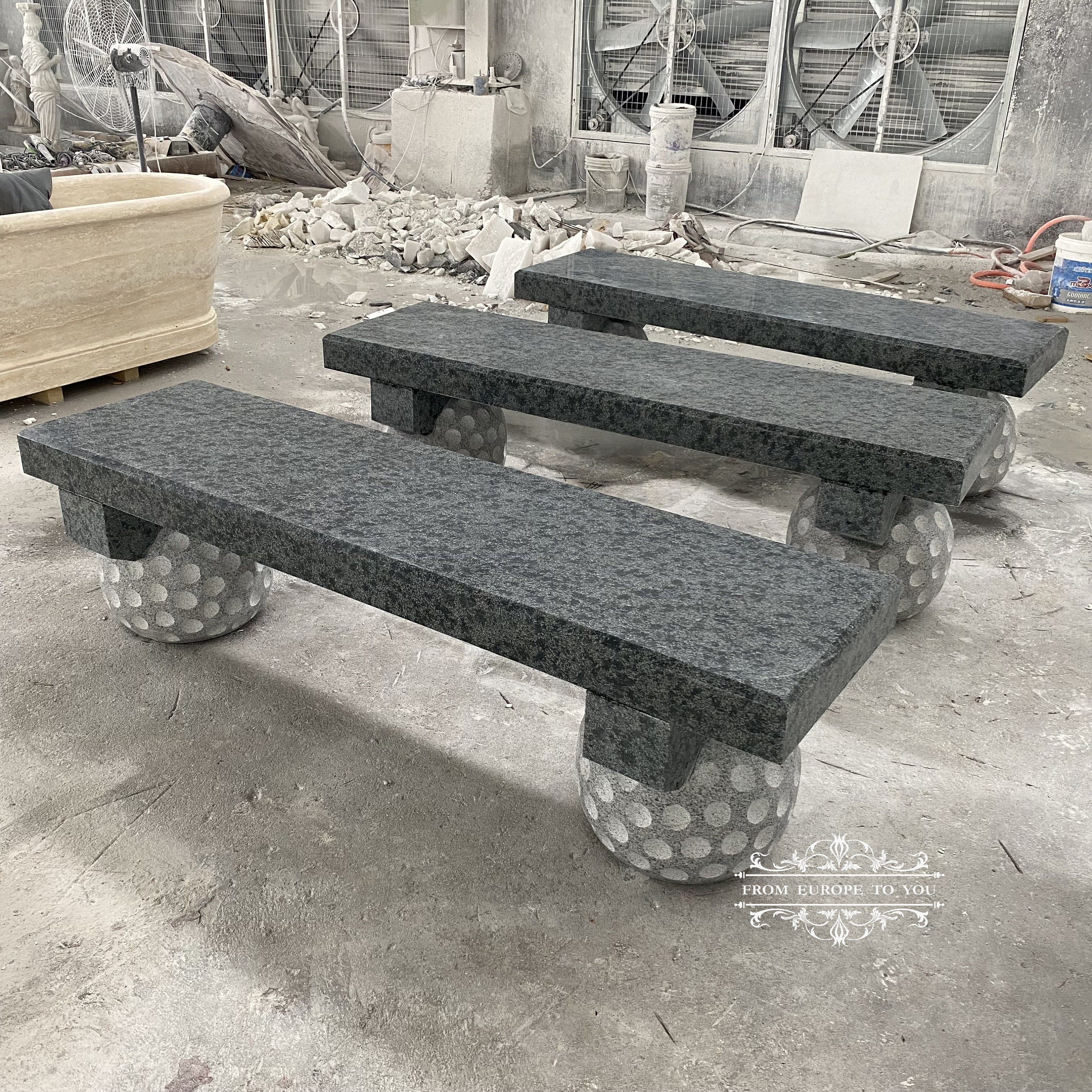 Granite Outdoor Golfers Golf Bench - TF478G - Etsy