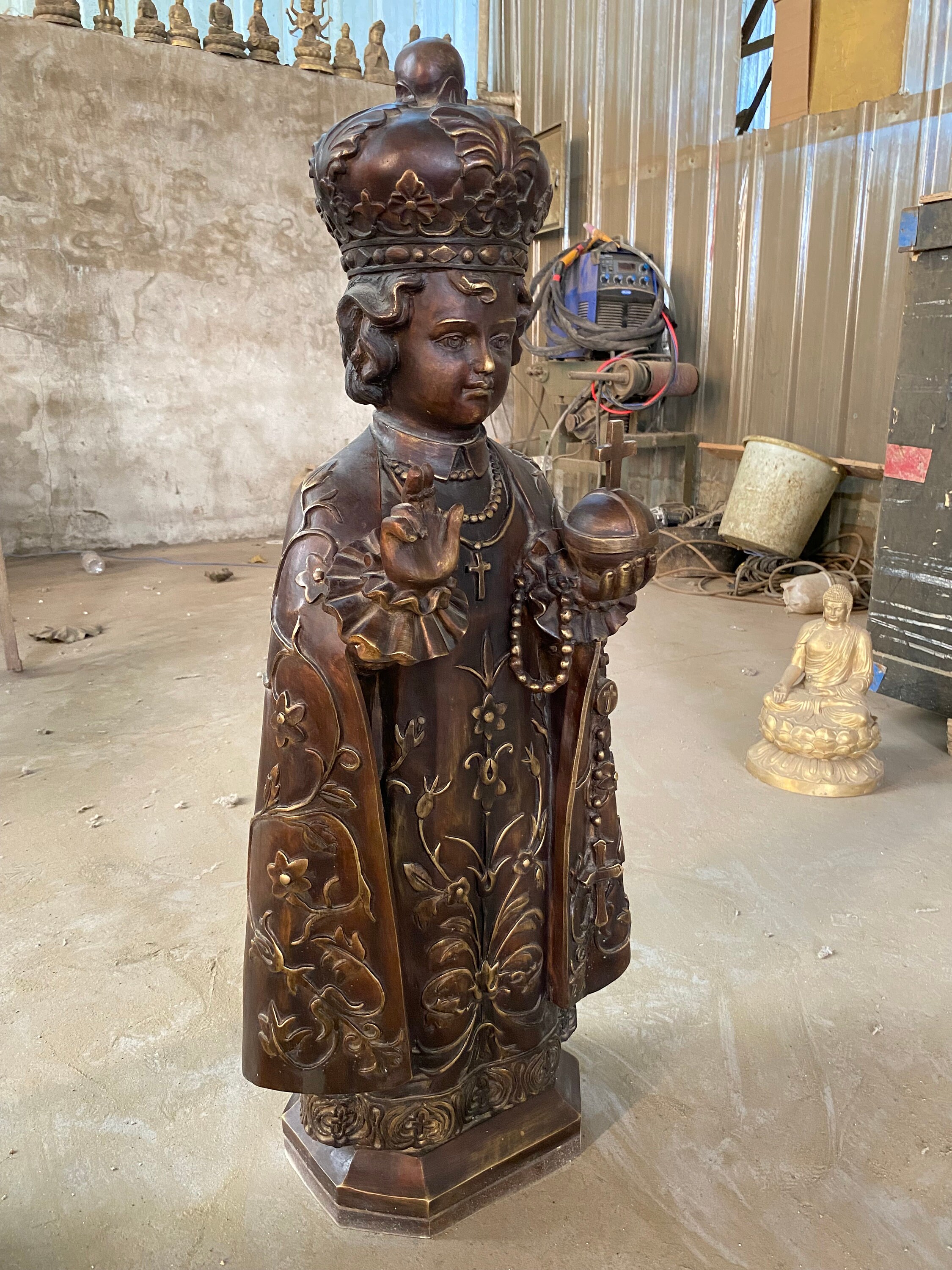 Bronze Infant of Praque Church Religious Church Statue - Etsy