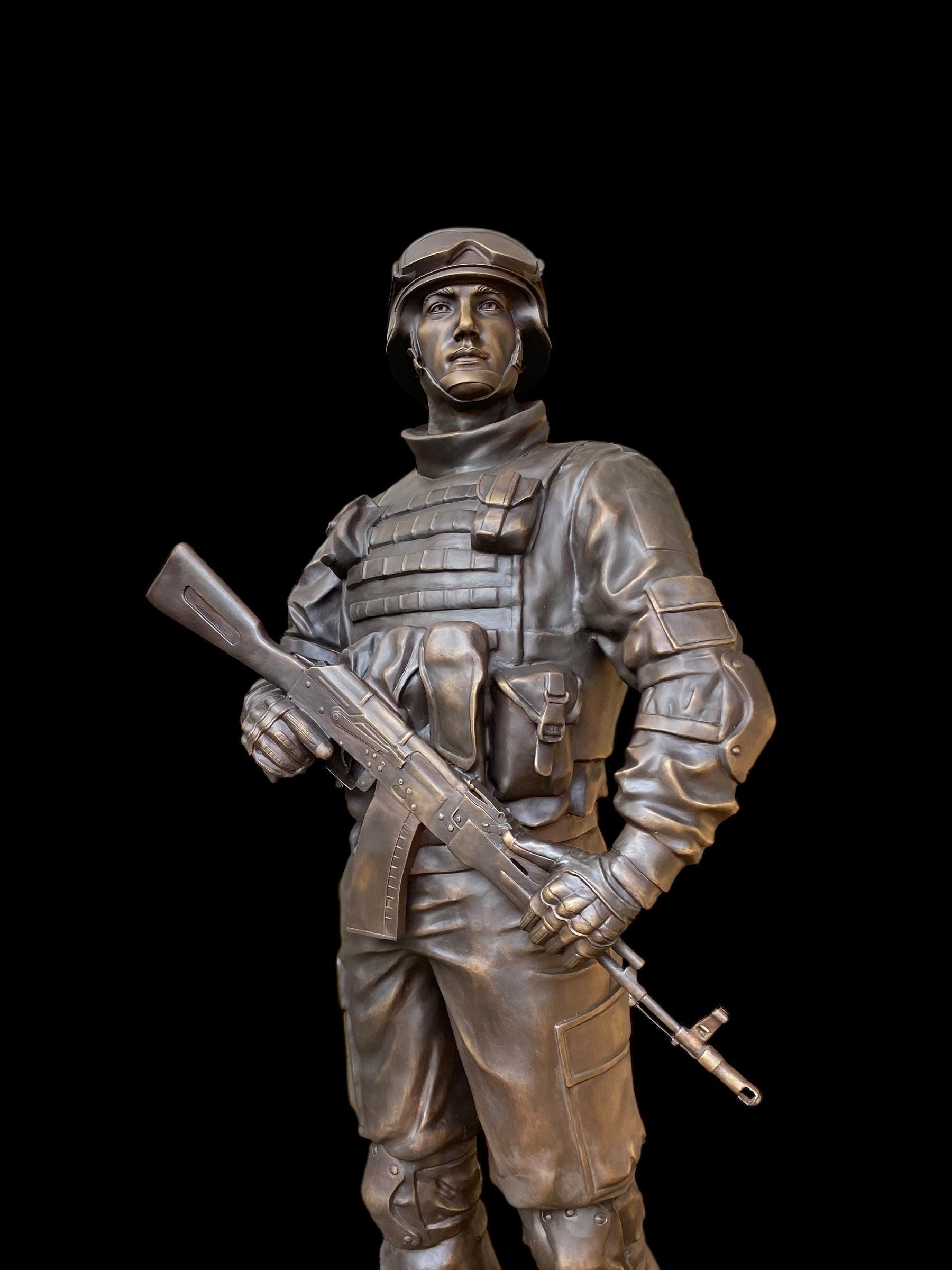 Bronze 6' Tall Soldier Statue - TF27 - Etsy