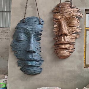 Broze Modern Face Wall Sculptures - JX507 - Etsy