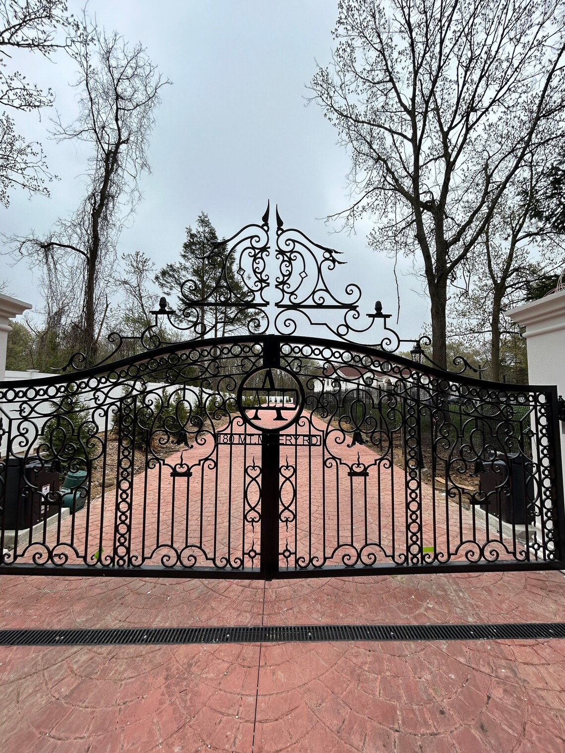 Victorian Style Wrought Iron Driveway Gates - Etsy