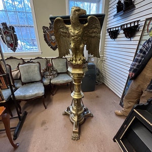American Eagle Church Antique Lectern - Etsy