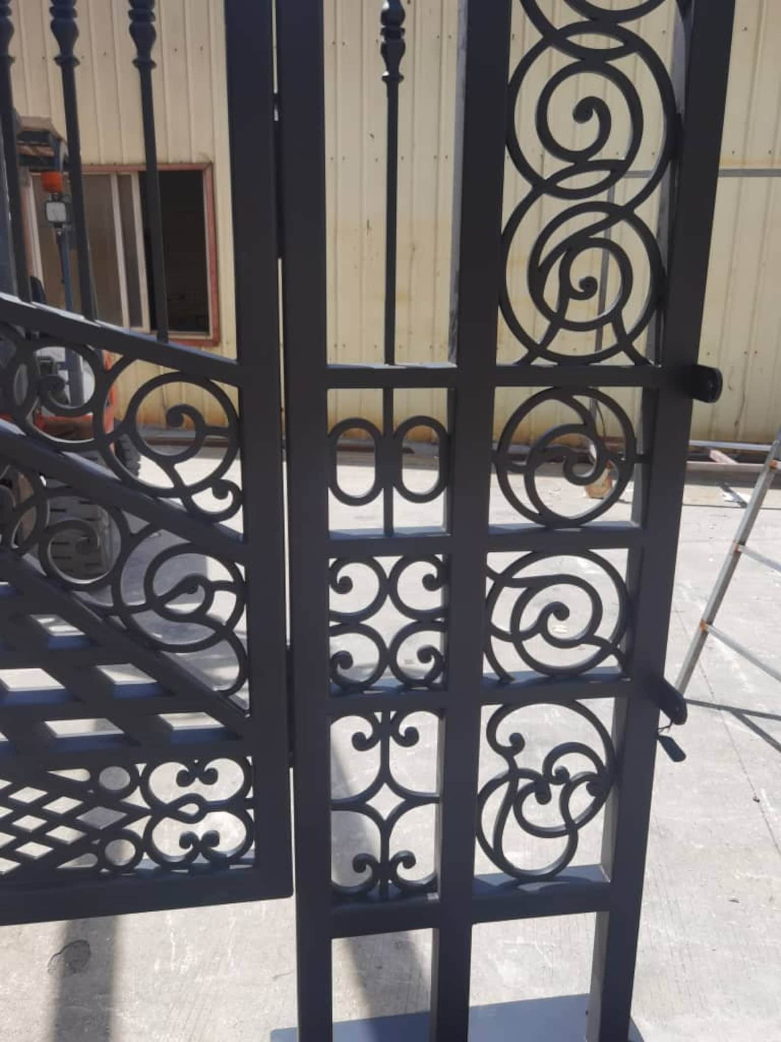 Wrought Iron Illusion Gate - Etsy