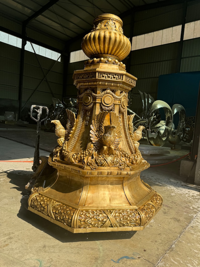Incredible Custom Bronze Flagpole Base - Etsy