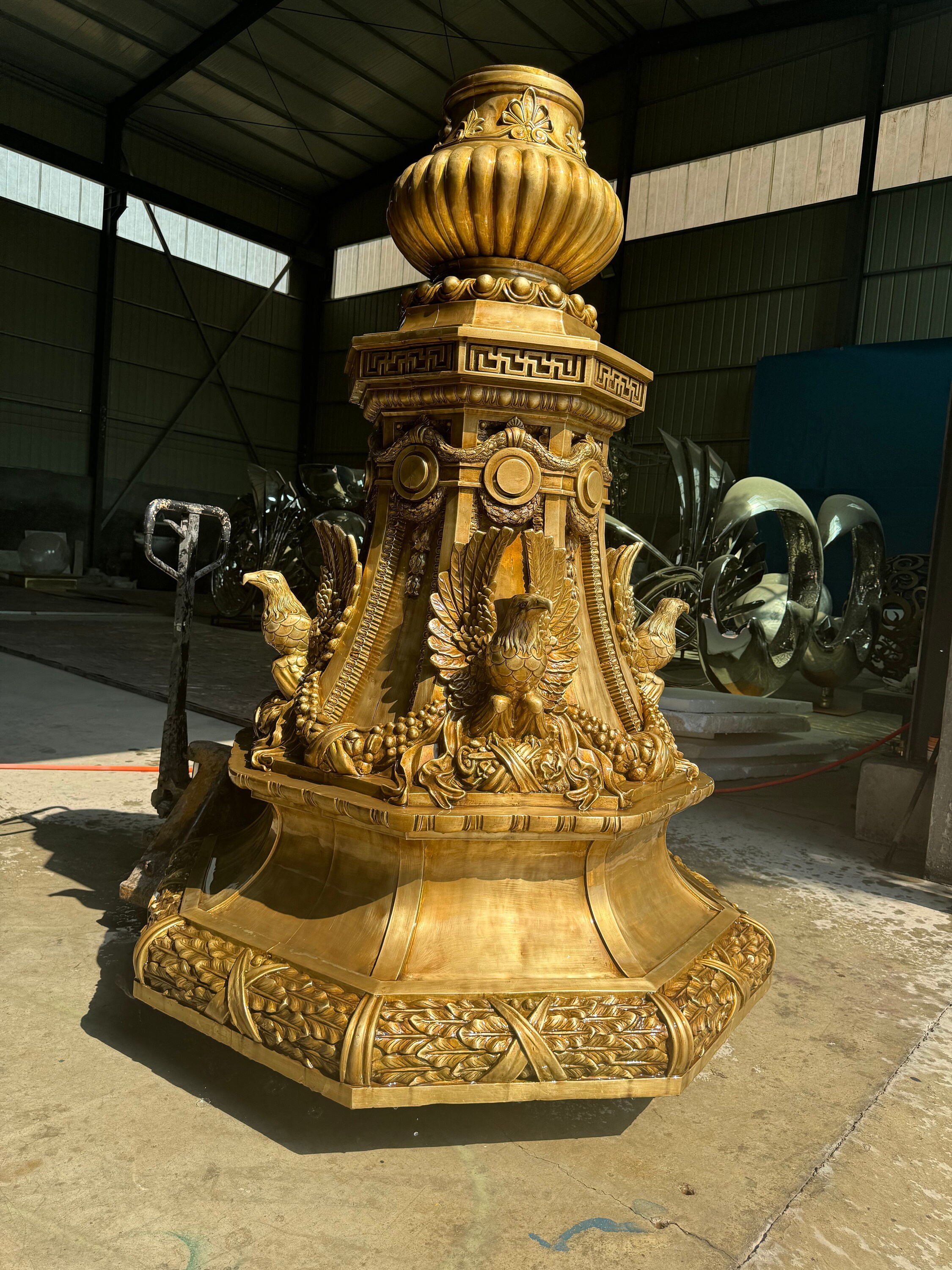 Incredible Custom Bronze Flagpole Base - Etsy