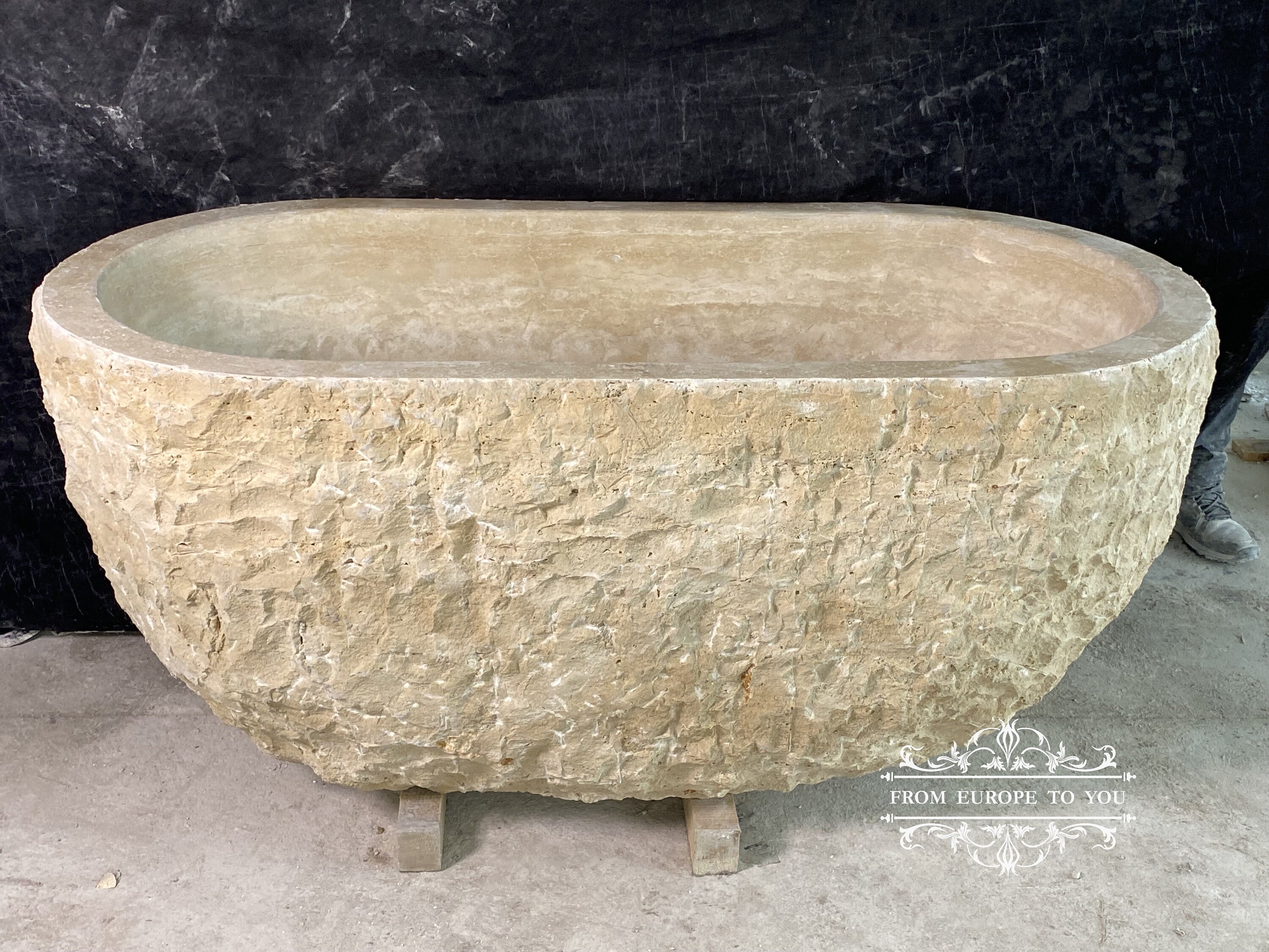 Marble Designer Chip Carved Bathtub - Etsy