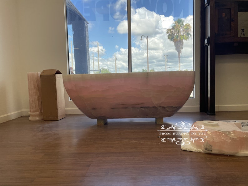 Rare Pink Onyx Designer Bathub - PFBT3 - Etsy