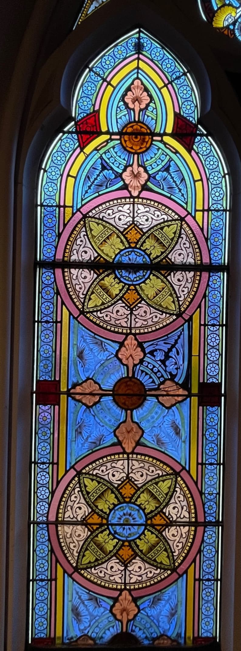 Beautiful Victorian Gothic Antique Stained Glass Windows - Etsy
