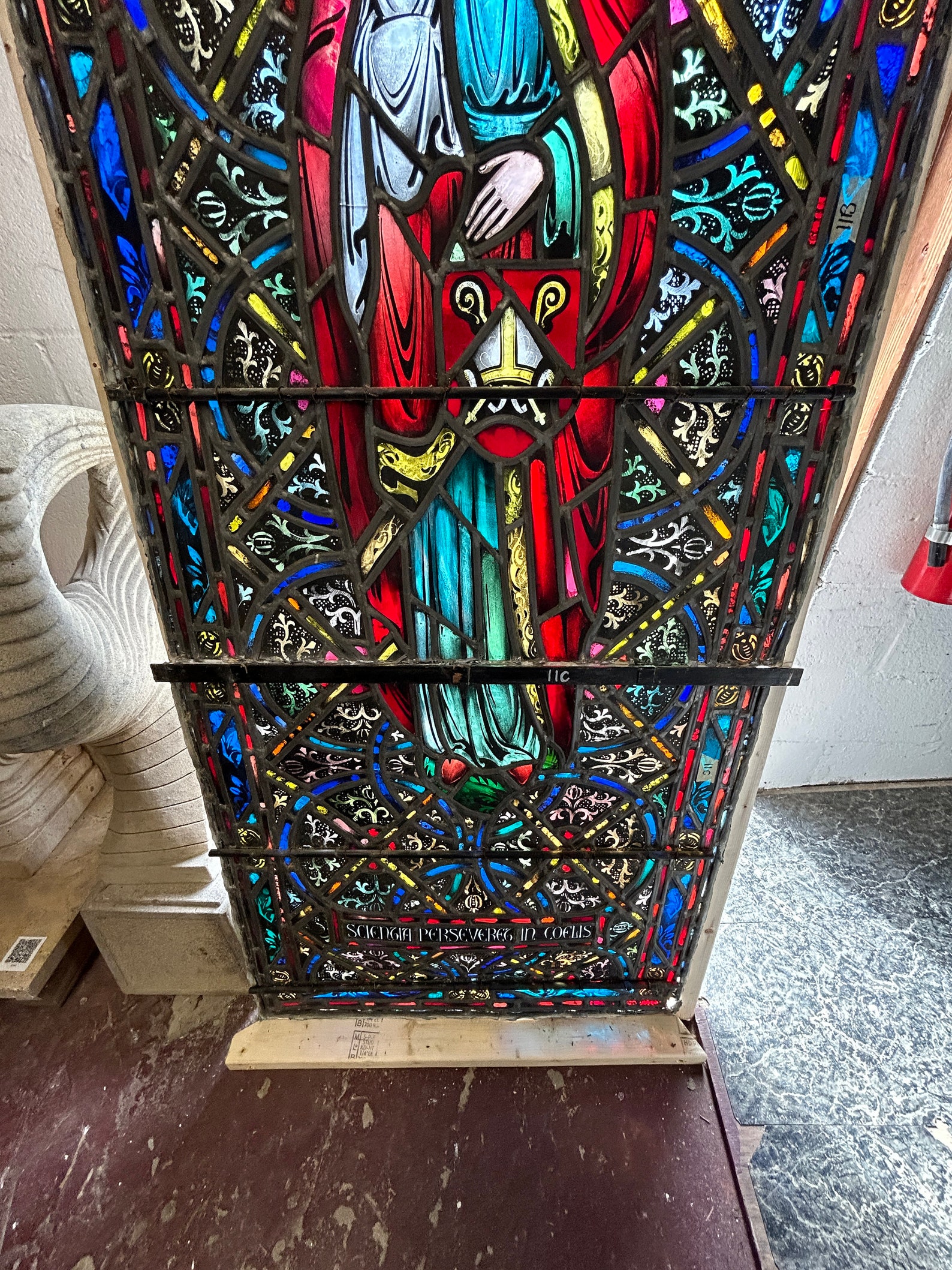 Antique Stained Glass Saint Joseph Church Window - 11A - Etsy