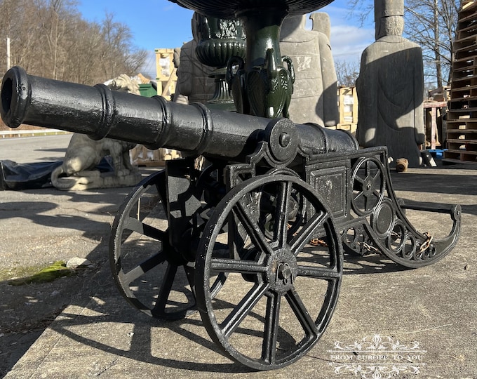 Cast Iron Replica Cannon - Etsy